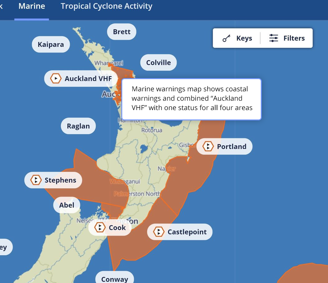 Marine Forecast Changes September 2020